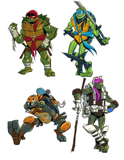 Rise of the Teenage Mutant Ninja Turtles (TV series)/Concept art | Rise ...