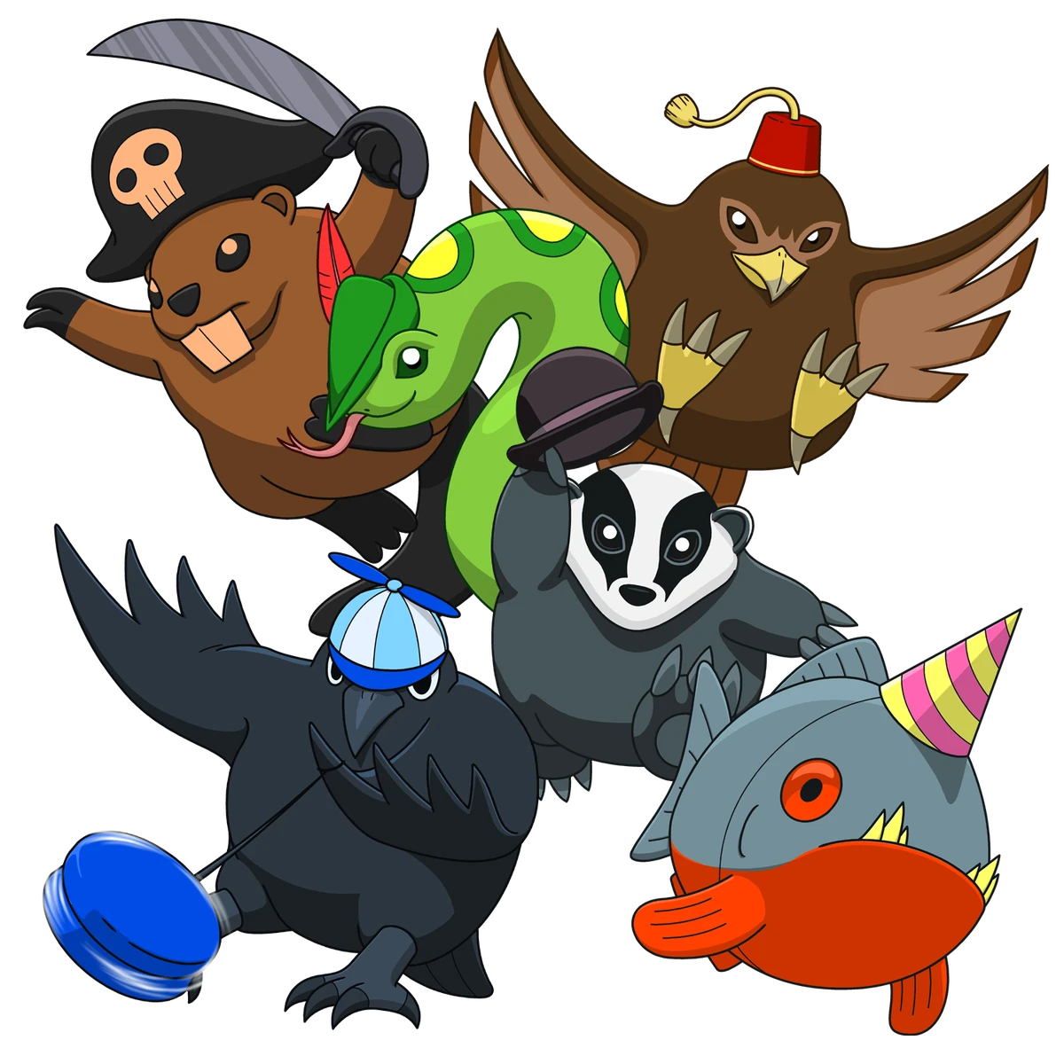 The Baddies | Rotund Animals Wiki | Fandom