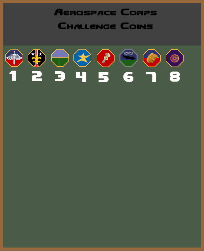 Aerospace Challenge Coins | USCMC Wiki | Fandom