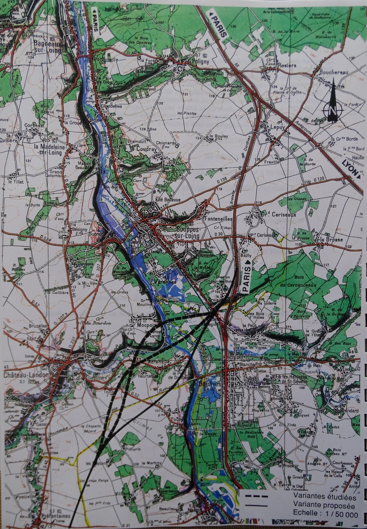 Autoroute française A77 (Historique)/Détail/1975-2000 Section A6 ...