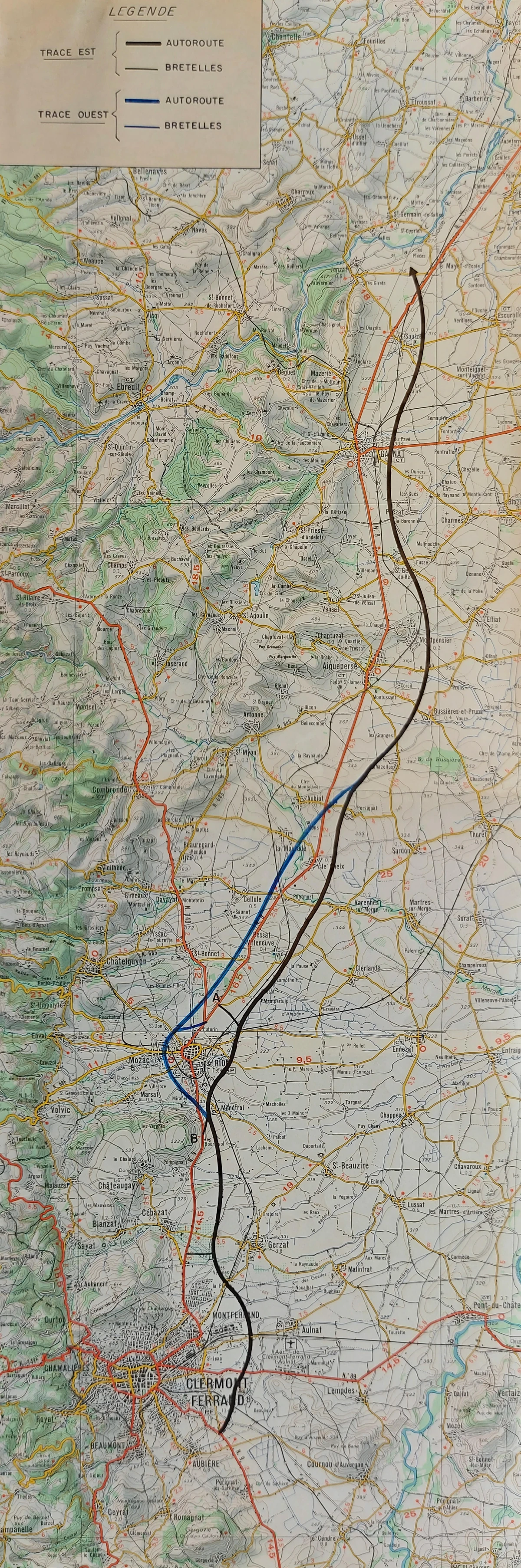 Autoroute française A71 (Historique)/Détail/1964-1969 | WikiSara | Fandom