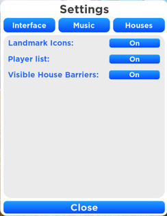 Settings | RoVille Wiki | Fandom