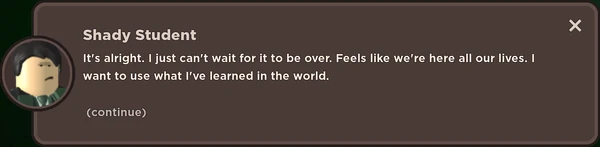 Shady Student | Ro-Wizard Wiki | Fandom