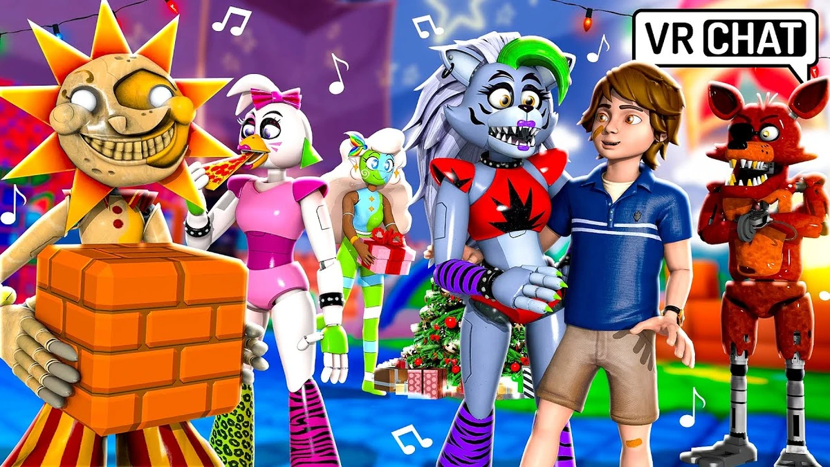 A FNAF Christmas | Roxanne Wolf and Gregory Show Wiki | Fandom