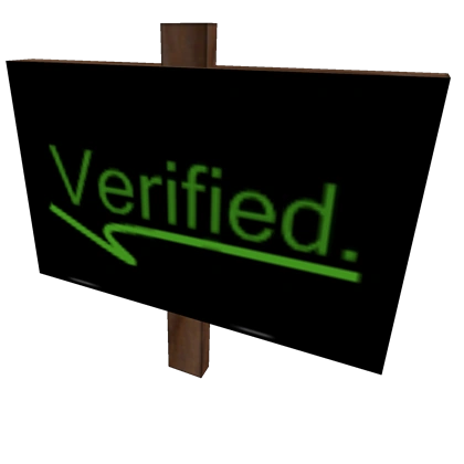 Verified Sign | ROXBOX Wiki | Fandom