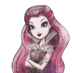 how to draw raven queen easy