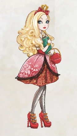 how to draw apple white and raven queen