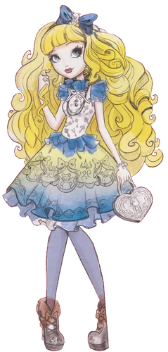 ever after high blondie locks coloring pages