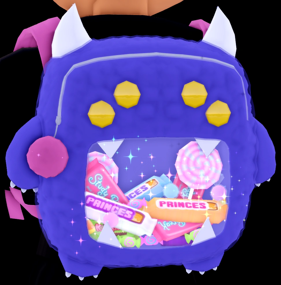 Fuzzy Monster Candy Bag Backpack 2023 | Royale High Wiki | Fandom