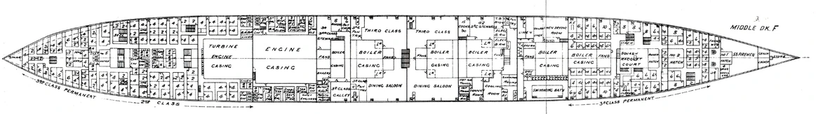 F Deck | RMS Titanic Wiki | Fandom