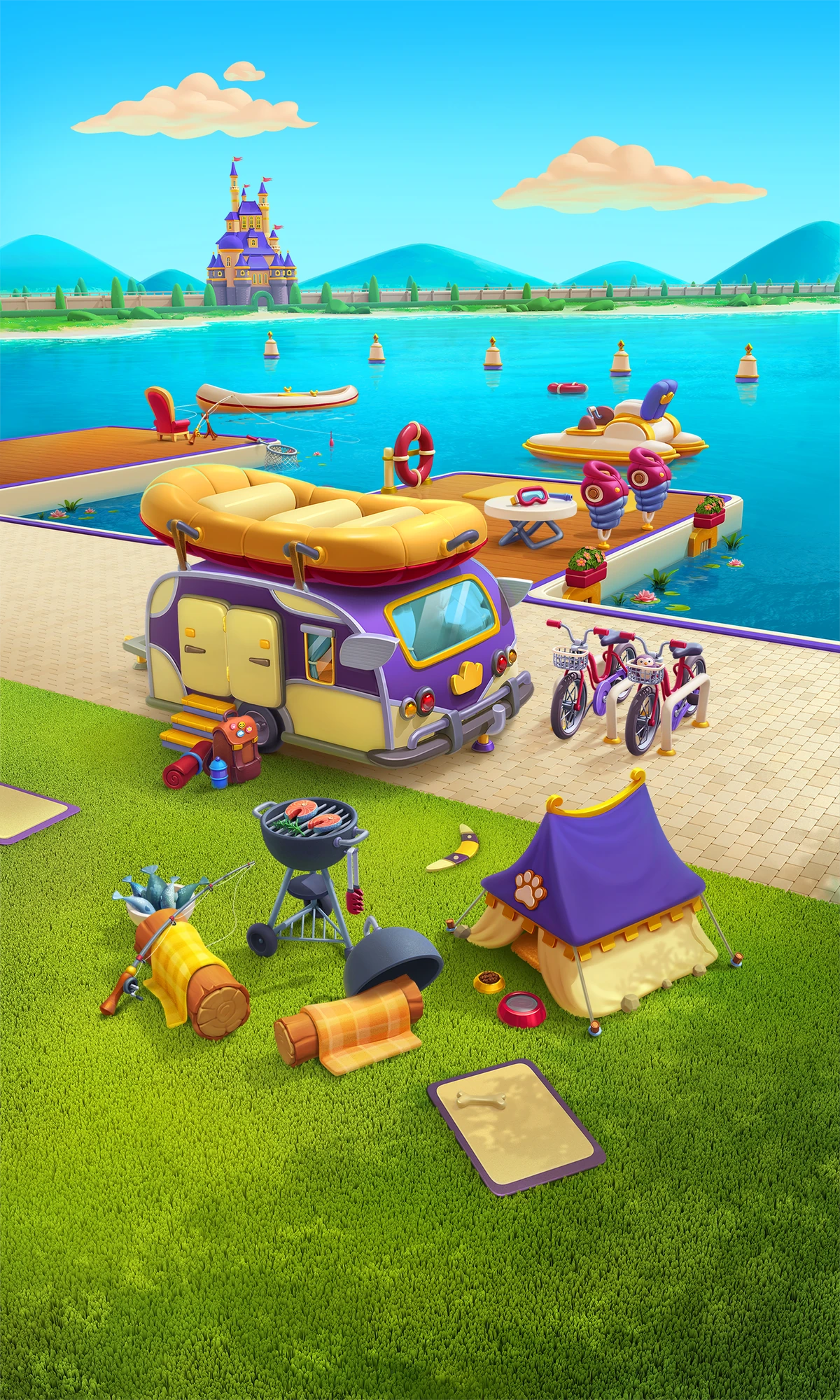 Campsite | Royal Match Wiki | Fandom