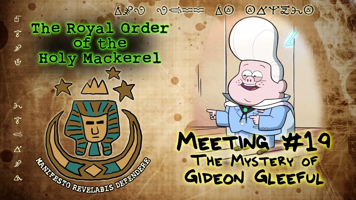 The Mystery of Gideon Gleeful | The Royal Order of the Holy Mackerel ...