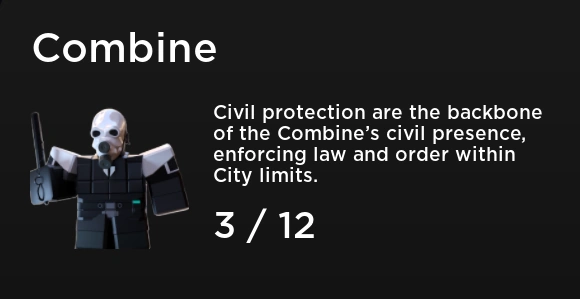 COMBINE GROUND UNIT | RP City-8 Wiki | Fandom