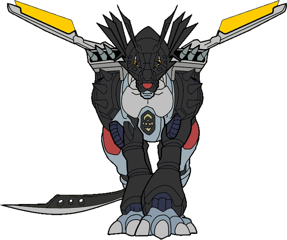 Black Metal Garurumon | Wiki RP Digimon | Fandom