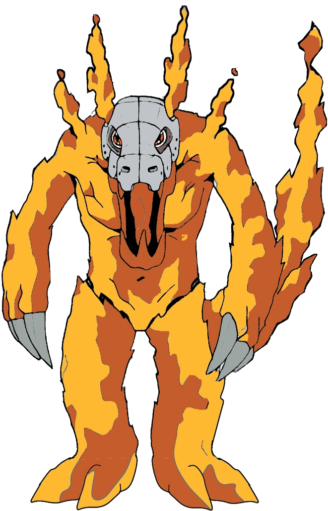 Flare Lizardmon | Wiki RP Digimon | Fandom
