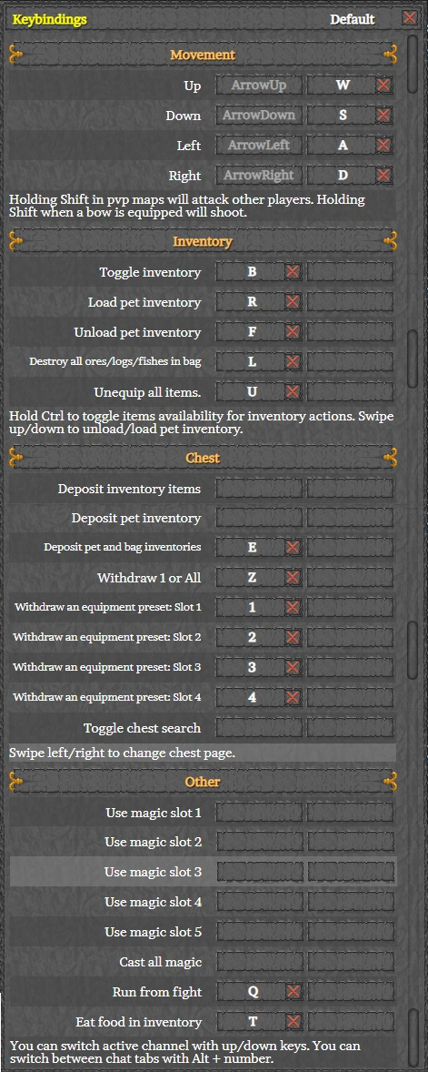 Keybinding | RPG MO Wiki | Fandom