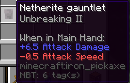 Netherite gauntlet | RPG server-Plutoast Wiki | Fandom