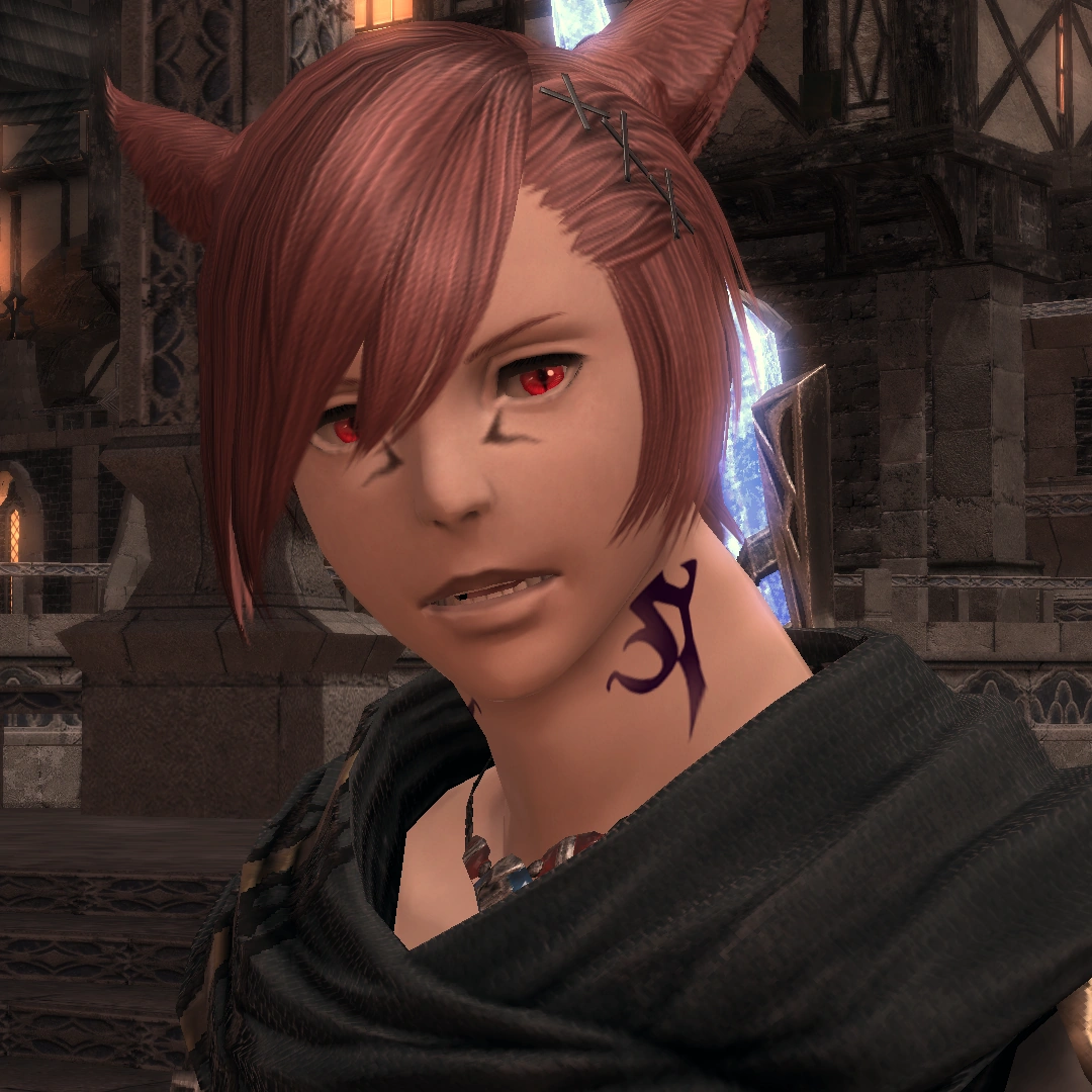 Thancred's in-game model has been using the wrong Hyur face since the ...