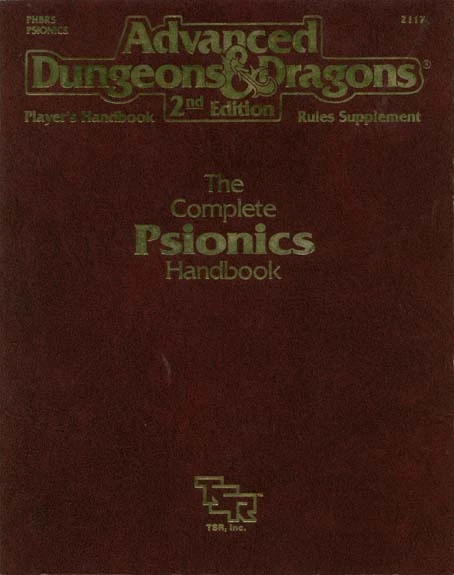 The Complete Psionics Handbook | RPG | Fandom