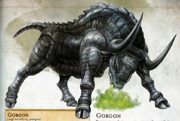 Gorgon (Dungeons & Dragons) | RPG Museum | Fandom