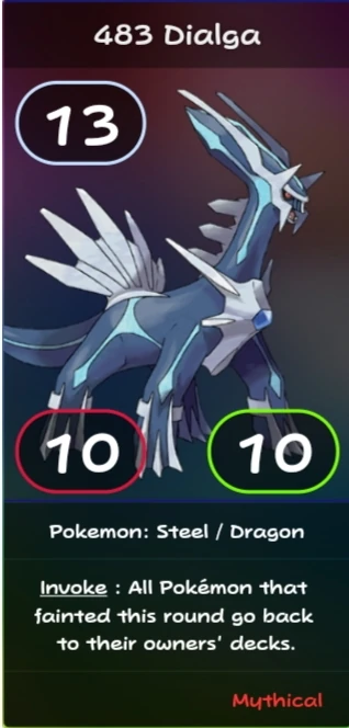 Dialga | Pokécards Wiki | Fandom