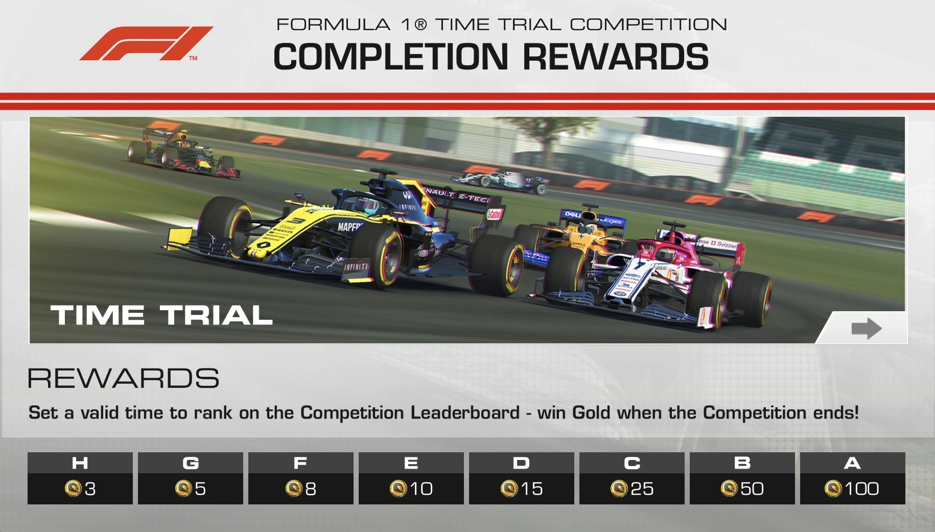 Formula 1® Silverstone Time Trial Competition | Real Racing 3 Wiki | Fandom