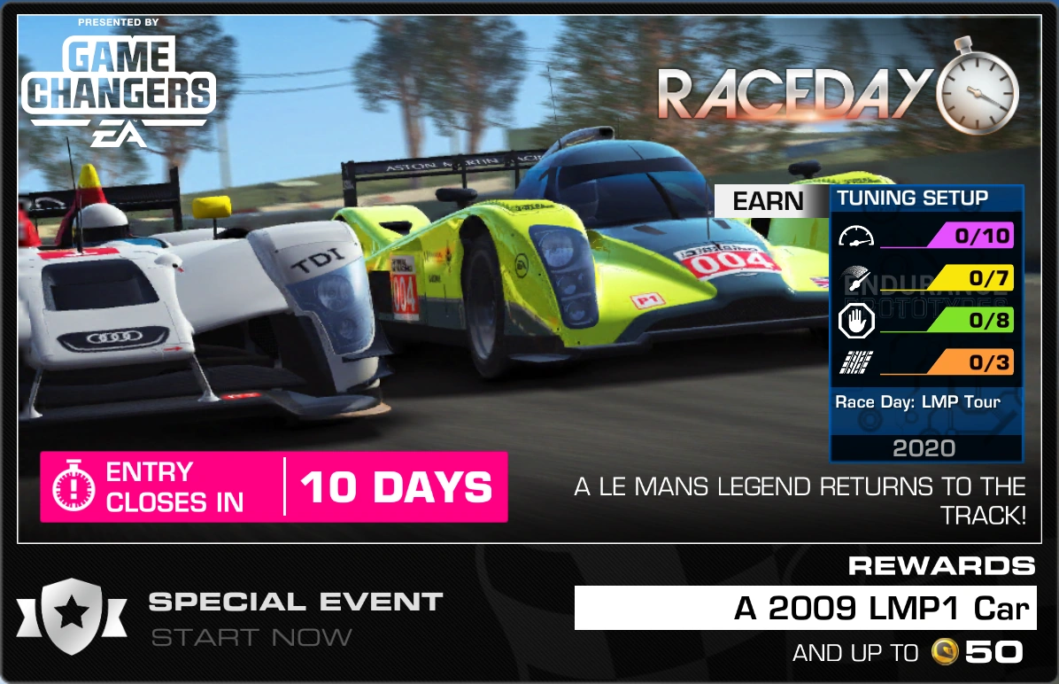 Race Day: LMP Tour | Real Racing 3 Wiki | Fandom
