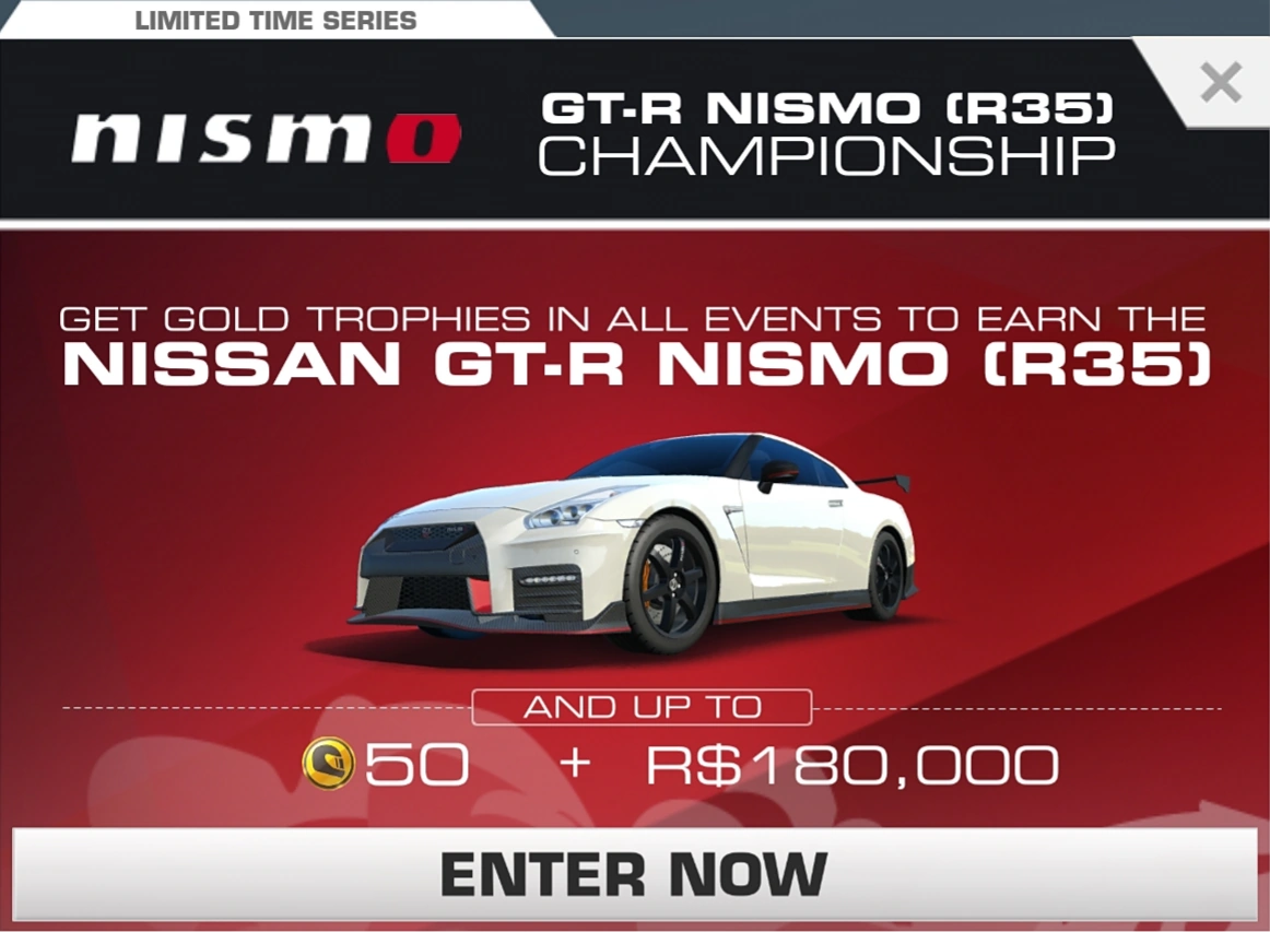 Nissan GT-R NISMO (R35) Championship | Real Racing 3 Wiki | Fandom
