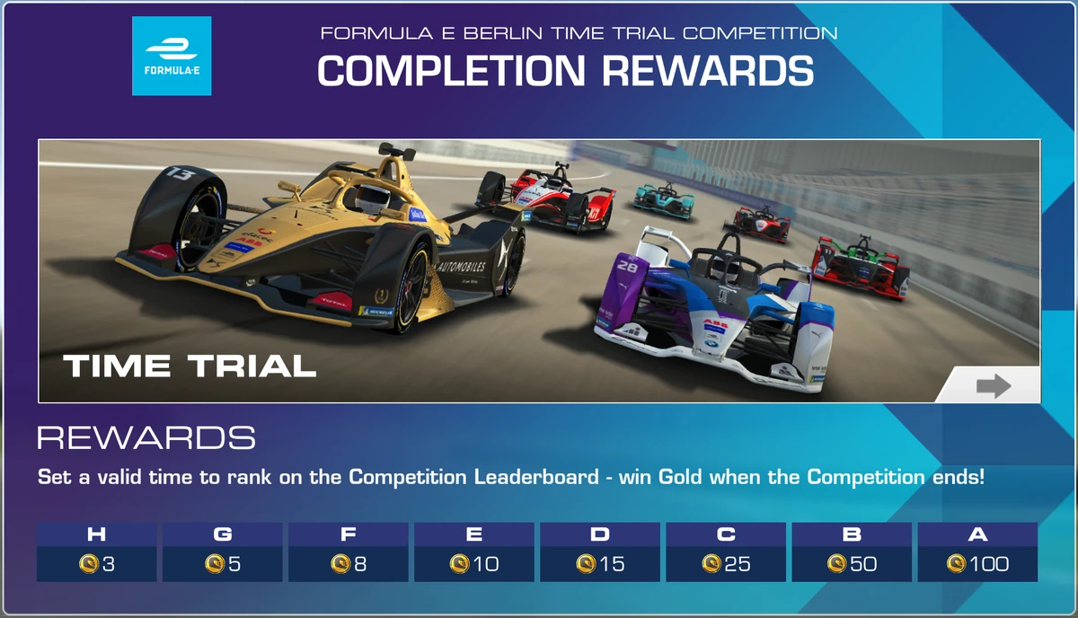 Formula E Berlin Time Trial Competition (v8.6) | Real Racing 3 Wiki ...
