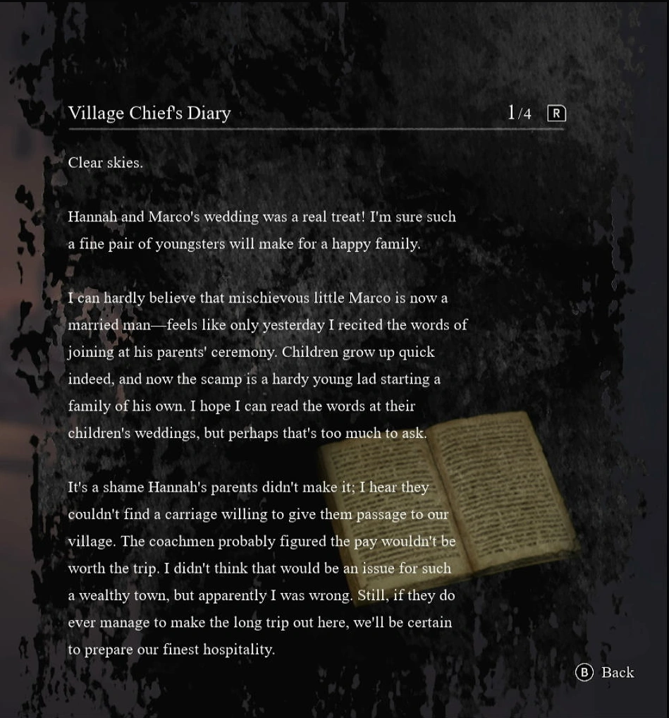 Village Chief's Diary | Redemption Reapers Wiki | Fandom