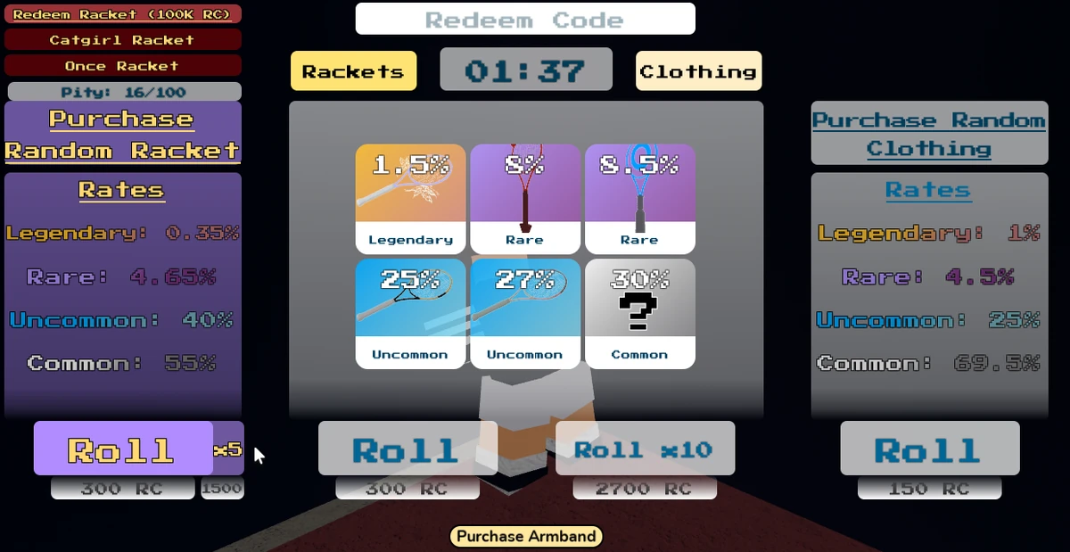 Shop | RS Tennis roblox Wiki | Fandom