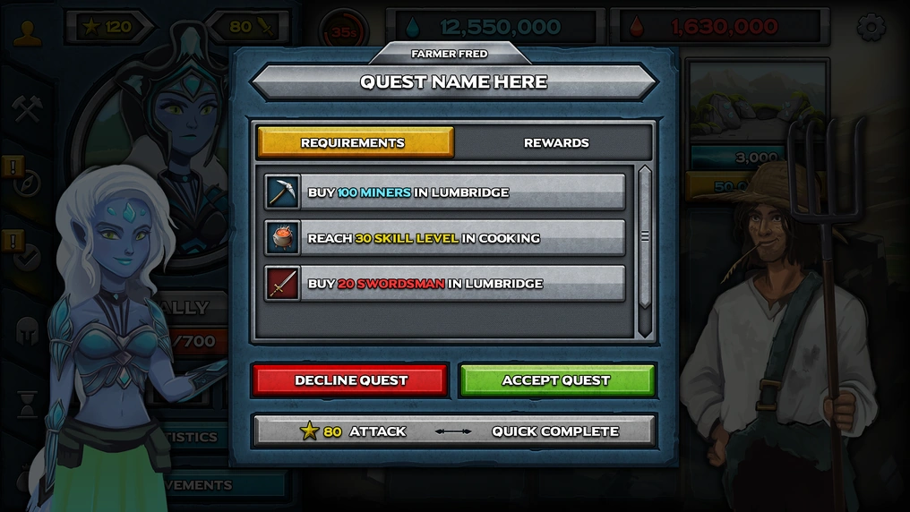 Quests | Runescape: Idle Adventures Wikia | Fandom