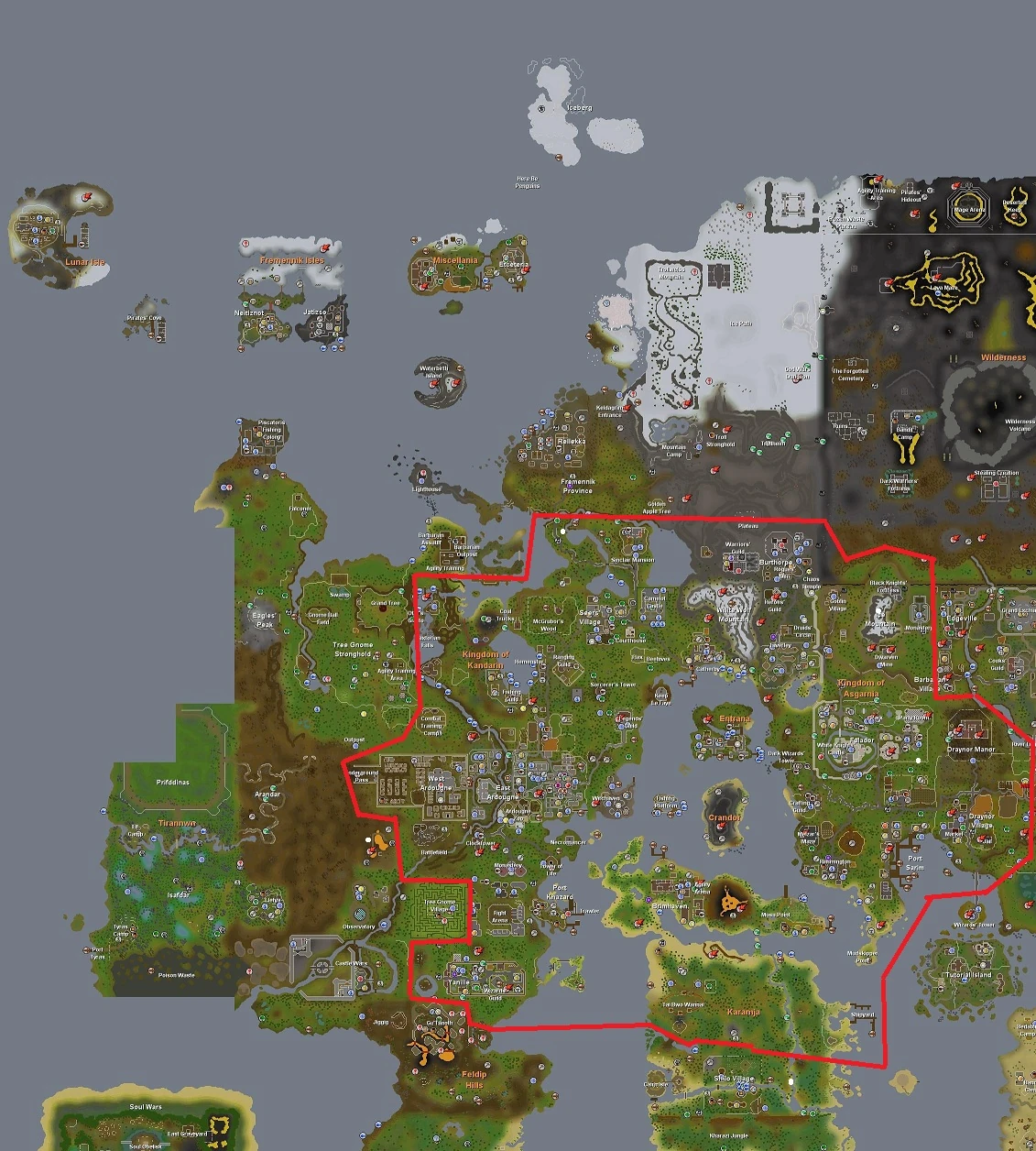 User blog:Skeletor1990/Political Map | RuneScape Roleplay Wiki | Fandom