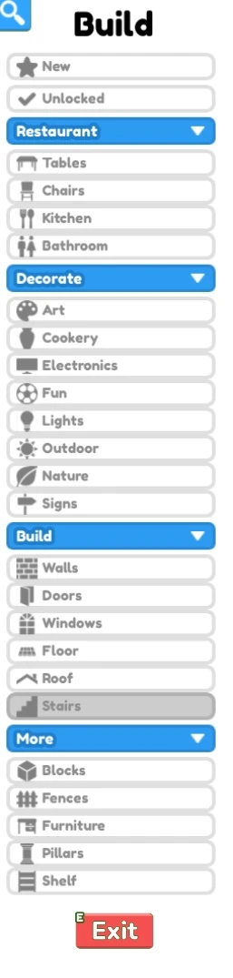 Build Mode | Restaurant Tycoon 3 Wiki | Fandom