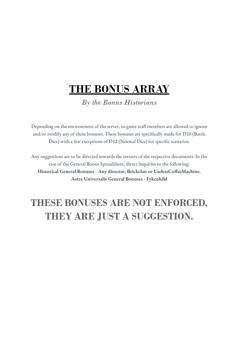 Bonus Array | Risk Universalis Wiki | Fandom