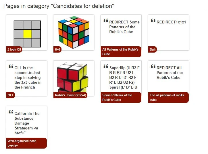 User blog:Mystimorphix/Cleaning and Updating? | WikiCube | Fandom