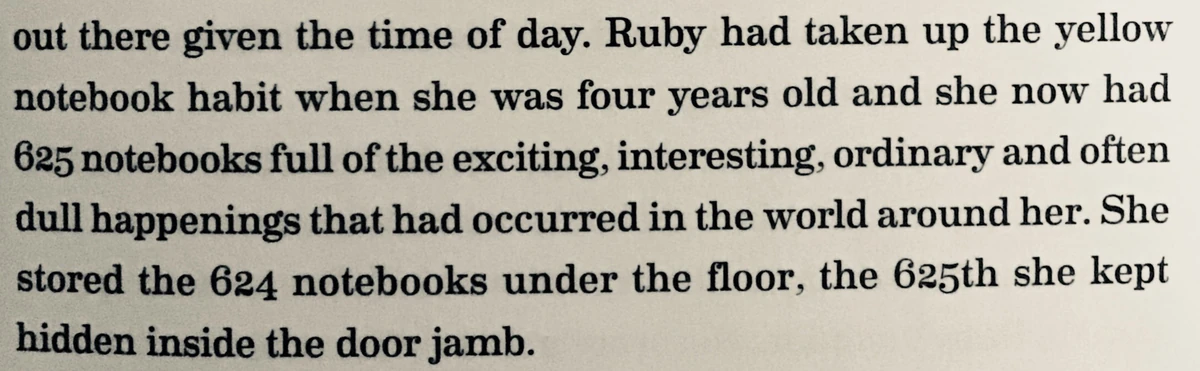 Ruby's Yellow Notebooks | Ruby Redfort Wiki | Fandom