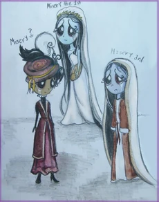 Misery's cousins and ancestors | Ruby Gloom Chronicles Wiki | Fandom