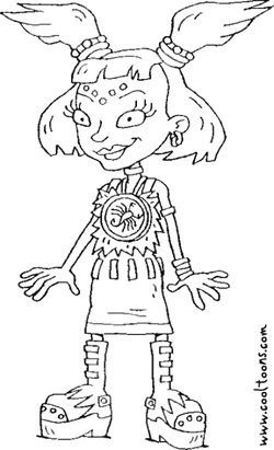 rugrats kimi coloring pages