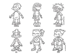 rugrats all growed up coloring pages