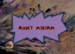 Aunt Miriam | Rugrats Wiki | Fandom