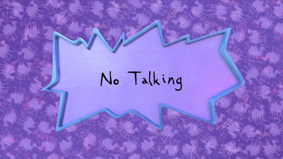 No Talking | Rugrats Wiki | Fandom