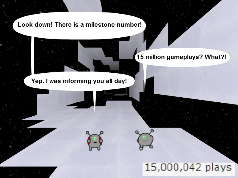 User blog:Fivebee/15 million Run 3 gameplays on Kongregate! | Run Wikia ...