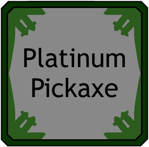 Platinum Pickaxe | Rune Slayer Wiki | Fandom
