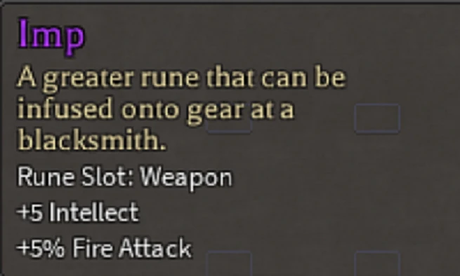 Imp Rune | Rune Slayer Wiki | Fandom