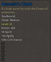 Assassin's Cloak | Rune Slayer Wiki | Fandom