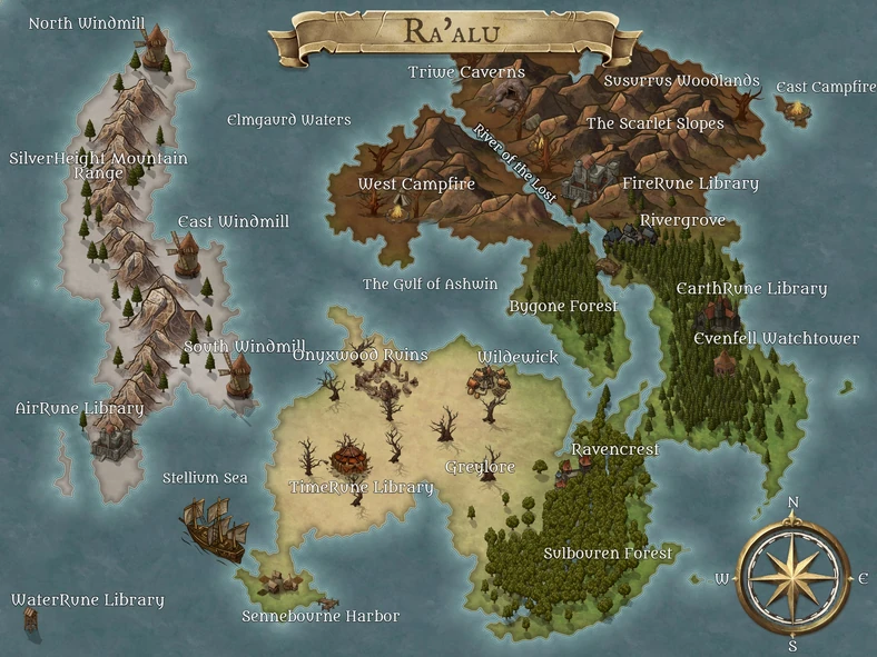 Map | The Runebound Wiki | Fandom