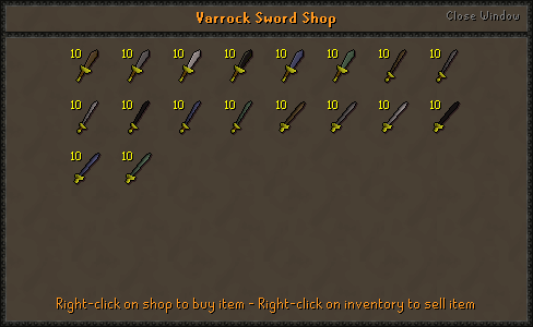 Varrock Sword Shop | RuneRewind Wiki | Fandom