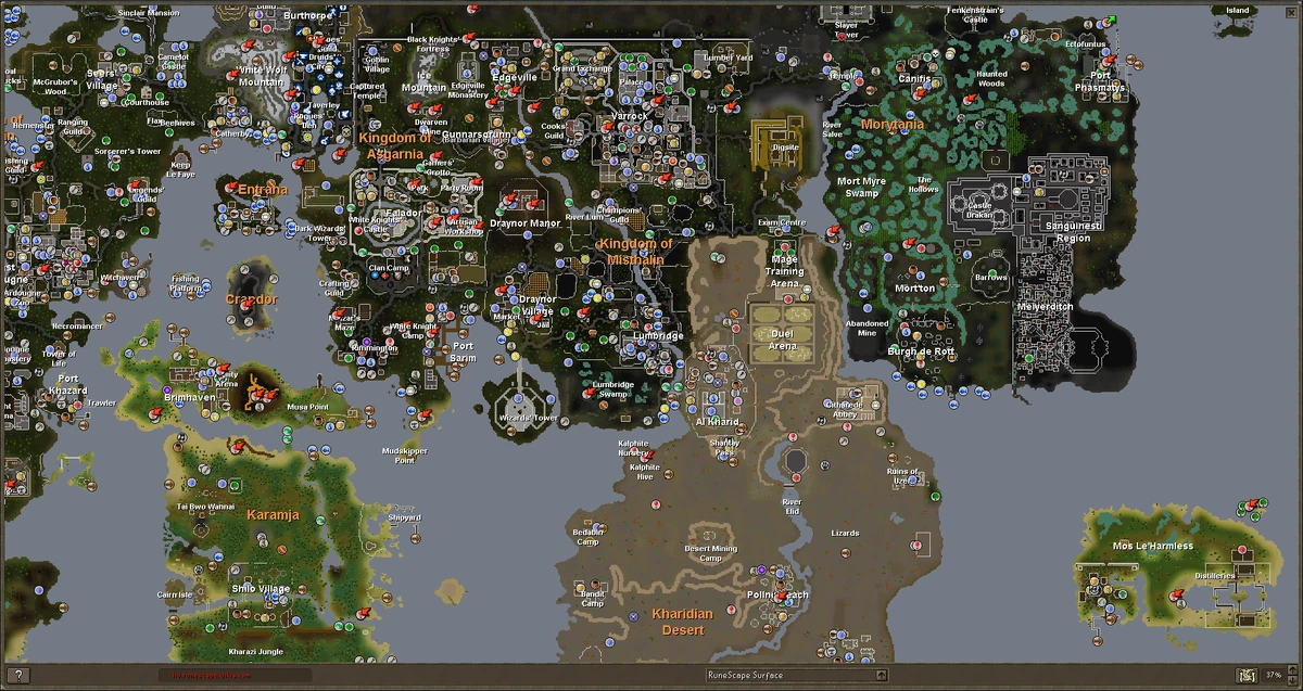 World Map | Magyar Runescape Wiki | Fandom