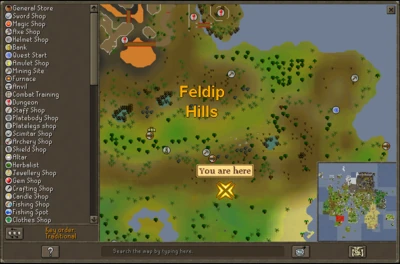 Runescape World Map